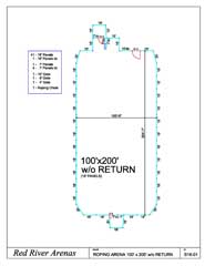 Red River Roping Arena and Riding Arena Layouts for Horse Arenas and ...